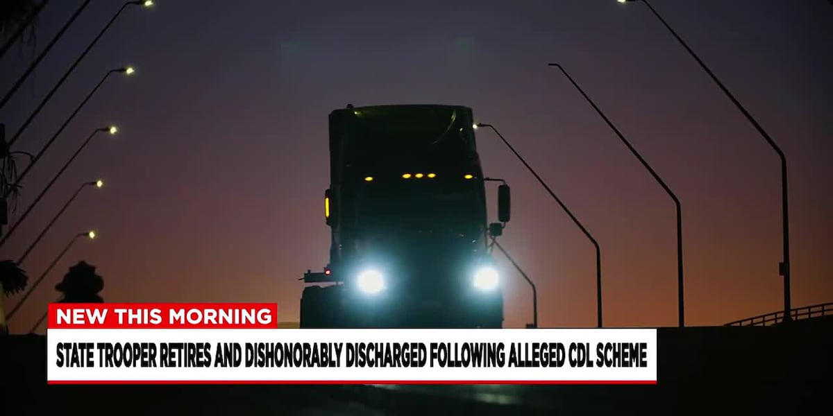 State trooper retires and dishonorably discharged following alleged CDL ... State trooper retires and dishonorably discharged following alleged CDL ...